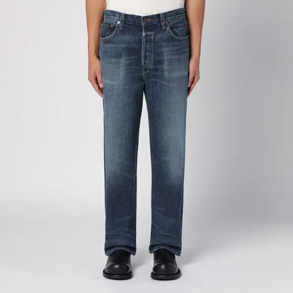 AGOLDE Washed Regenerated Denim Jeans - Blue