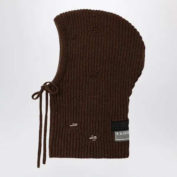 MAISON MARGIELA Wool-blend Hood - Brown