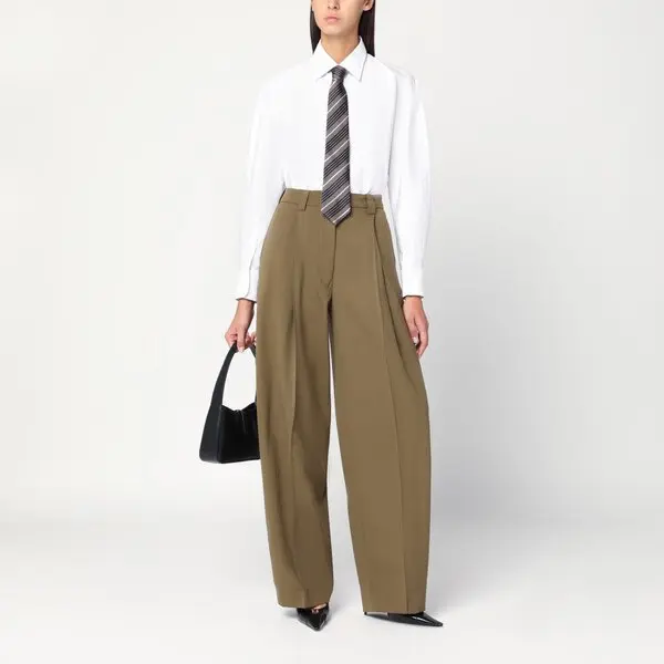 THELATEST Wide Leg Wool Blend Trousers