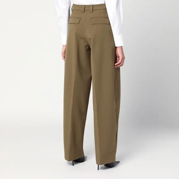 THELATEST Wide Leg Wool Blend Trousers