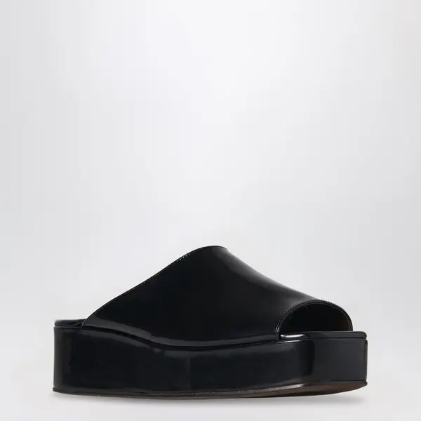 THE ROW Emi Flatform Sandals - Black