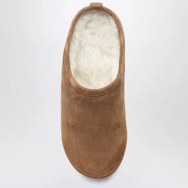 Balenciaga Alaska Soft Platform Clogs - Brown