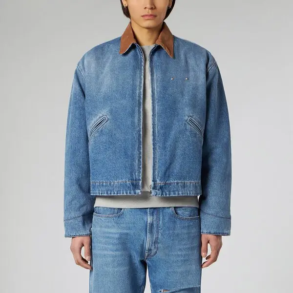 1989 STUDIO Denim Worker Jacket - Light Blue