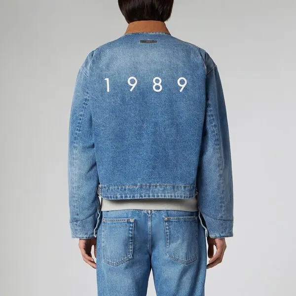 1989 STUDIO Denim Worker Jacket - Light Blue