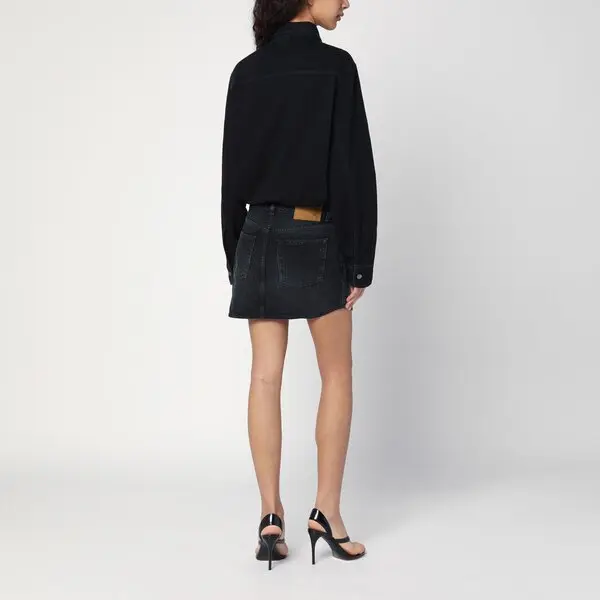 HAIKURE Washed Tamu Mini Dress - Black