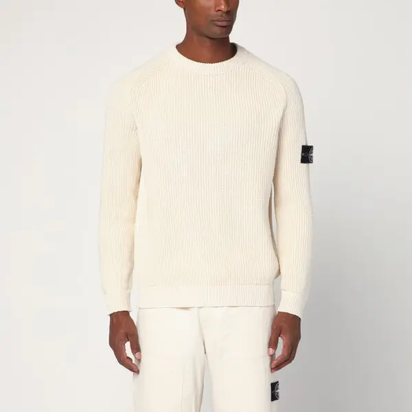 Stone Island Cotton Knit Crewneck Sweater