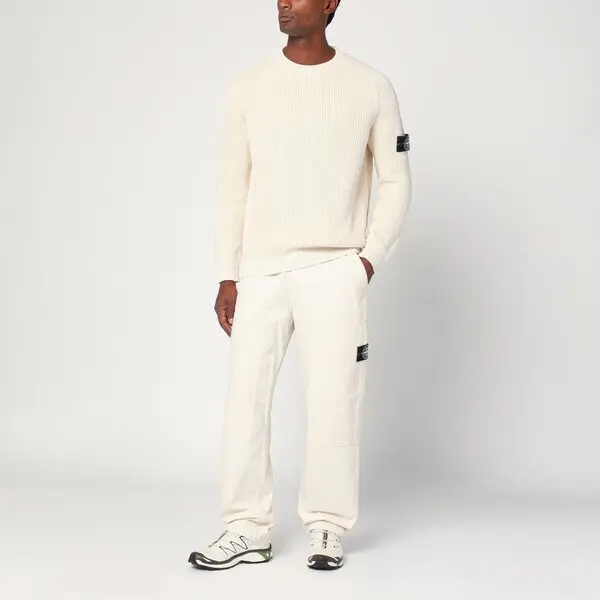 Stone Island Cotton Knit Crewneck Sweater