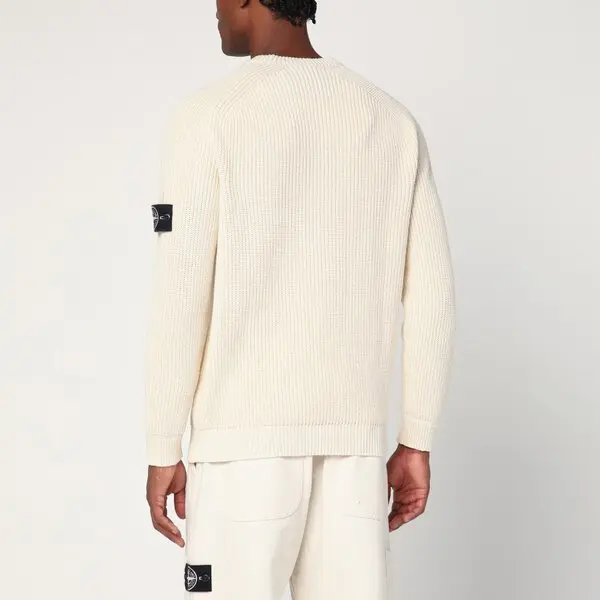 Stone Island Cotton Knit Crewneck Sweater