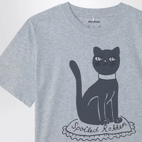 MINI RODINI Organic Cotton T-shirt - Grey