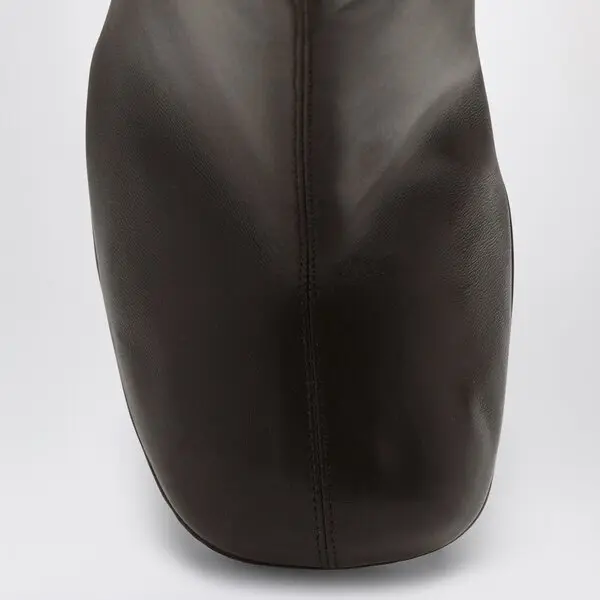 Bottega Veneta Shore Leather Ankle Boot - Brown