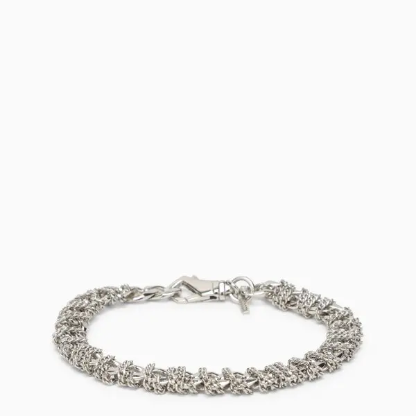 Emanuele Bicocchi Silver 925 Intricate Chain Bracelet - Metal