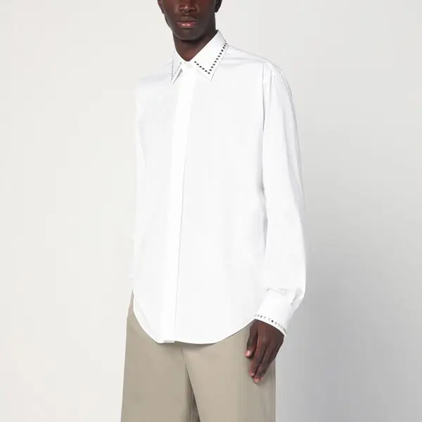 Alexander McQueen Cotton Shirt With Studs