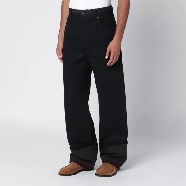 Loewe Straight-leg Cuffed Jeans