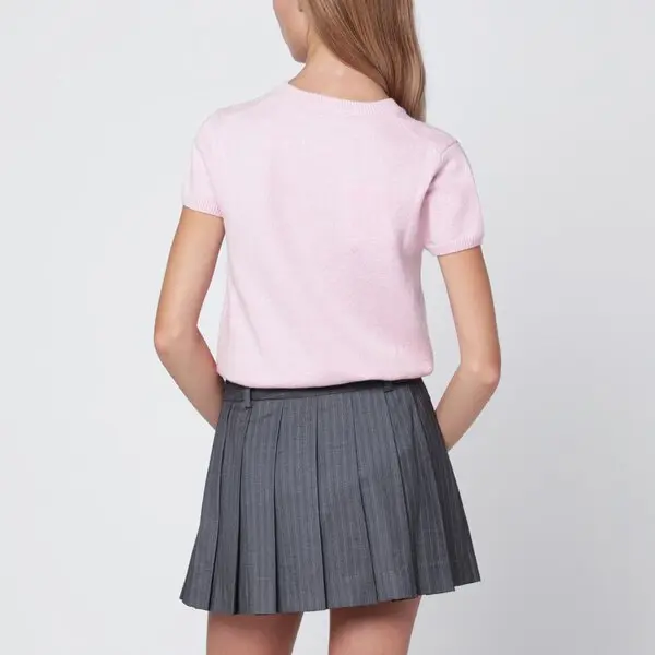 DUNST Wool Blend Jumper - Pink