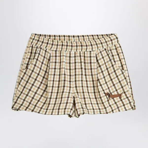 MINI RODINI Check Pattern Shorts