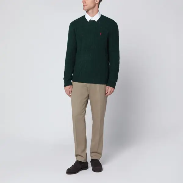 Polo Ralph Lauren Wool And Cashmere Cable-knit Sweater