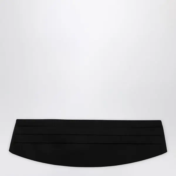 Dolce & Gabbana Silk Satin Cummerbund - Black