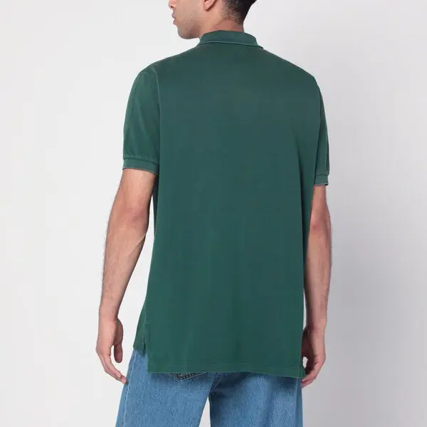 Polo Ralph Lauren Piqué Cotton Polo Shirt - Green