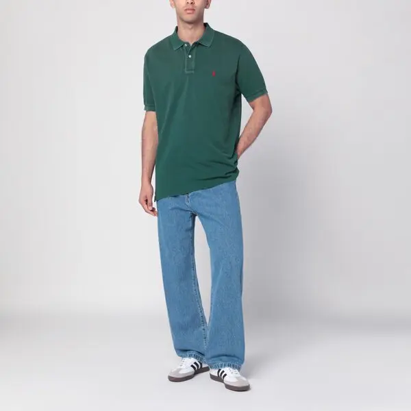 Polo Ralph Lauren Piqué Cotton Polo Shirt - Green