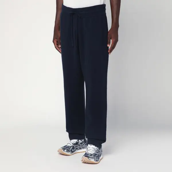 Burberry Navy Cashmere-blend Jogging Pants