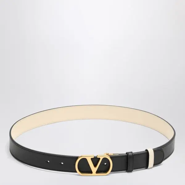Valentino Garavani Reversible Vlogo Signature Belt - Black