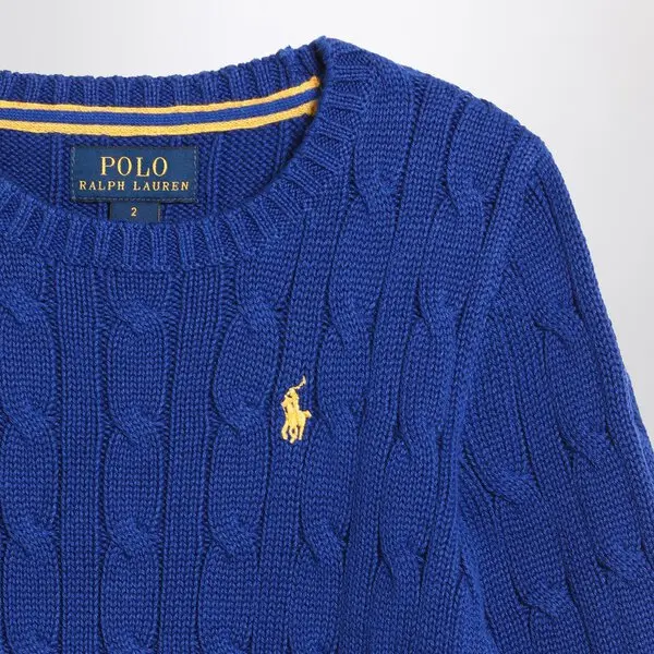 Polo Ralph Lauren Cable-knit Crewneck Sweater - Blue