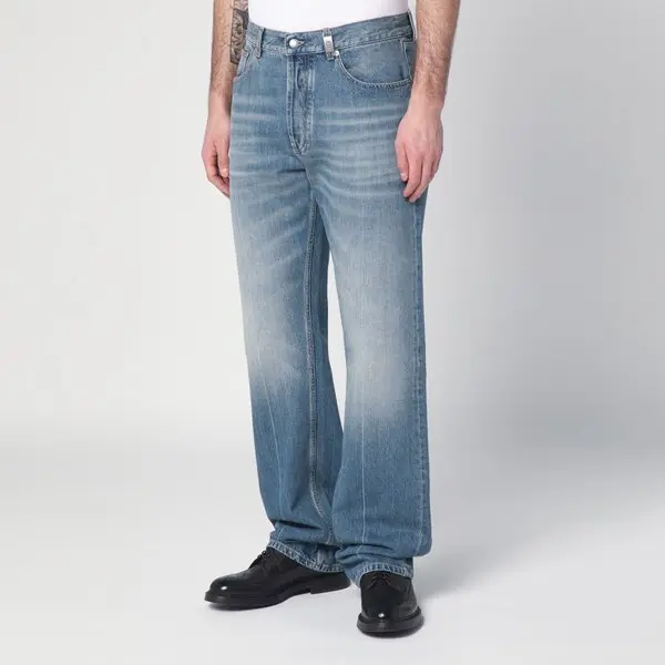 Alexander McQueen Faded Denim Jeans