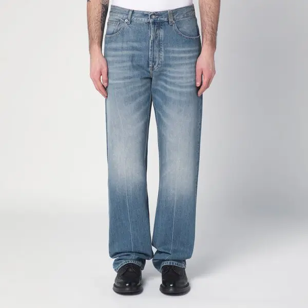 Alexander McQueen Faded Jeans - Blue