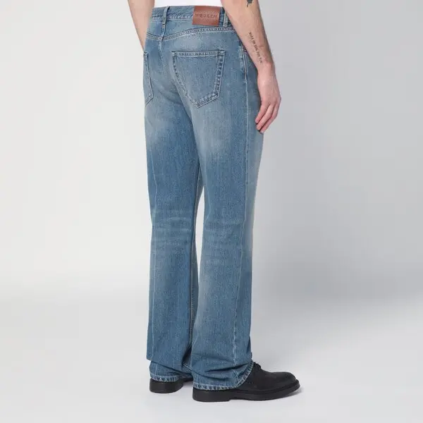Alexander McQueen Faded Jeans - Blue
