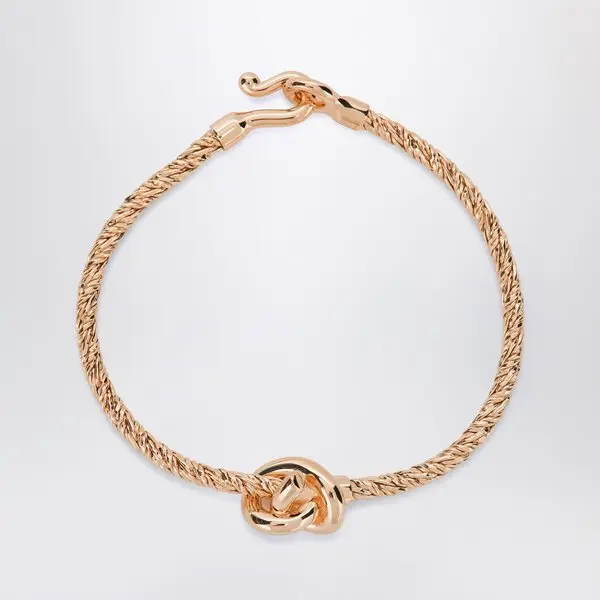 Bottega Veneta Gold-plated Knot Bracelet - Metal