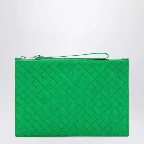 Bottega Veneta Intrecciato Pouch - Green