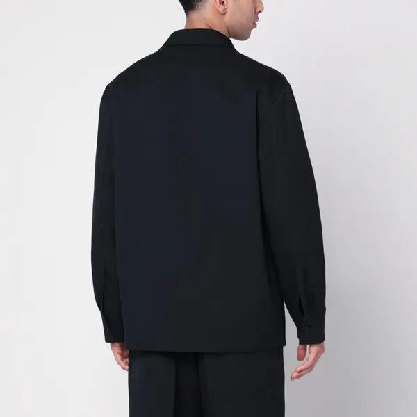JIL SANDER Lightweight Technical Gabardine Jacket - Blue
