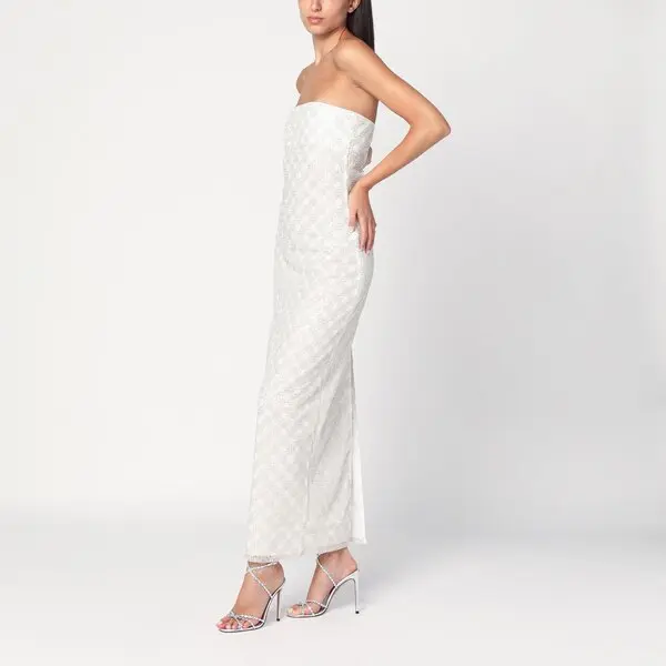 ROTATE BY BIRGER CHRISTENSEN Sequined Maxi Tube Dress