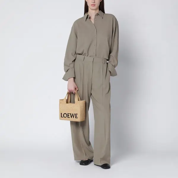 Loewe Small Raffia Tote Bag