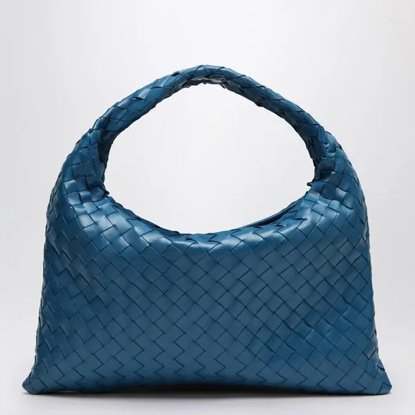 Bottega Veneta Small Intrecciato Hop Bag - Blue
