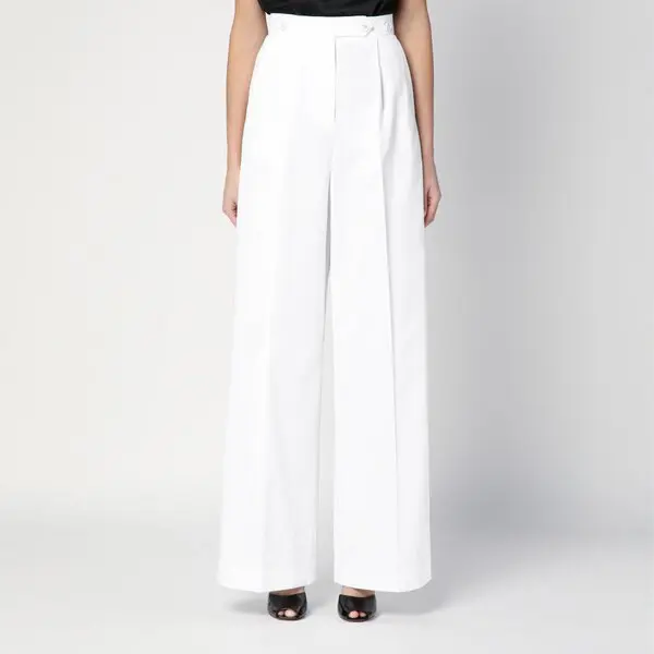 Givenchy Pleated Wide Leg Trousers