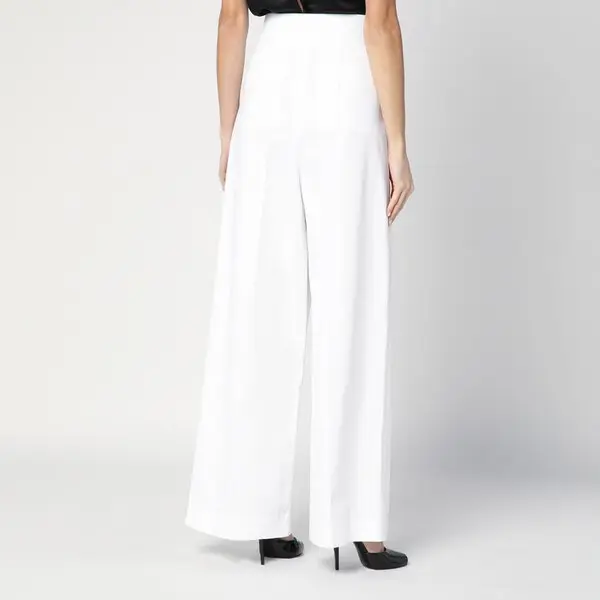 Givenchy Pleated Wide Leg Trousers