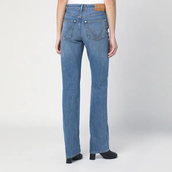 Bottega Veneta Jeans With Intrecciato Patch