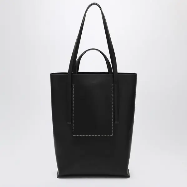 Rick Owens Leather Shopper Tote - Black