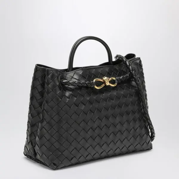 Bottega Veneta Medium Andiamo Bag - Black