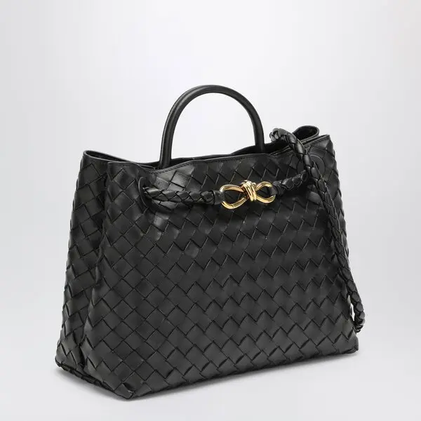 Bottega Veneta Medium Andiamo Bag - Black