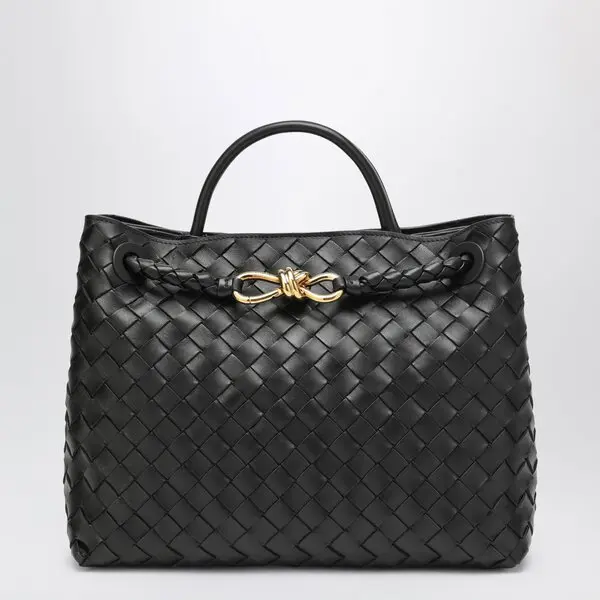 Bottega Veneta Medium Andiamo Bag - Black