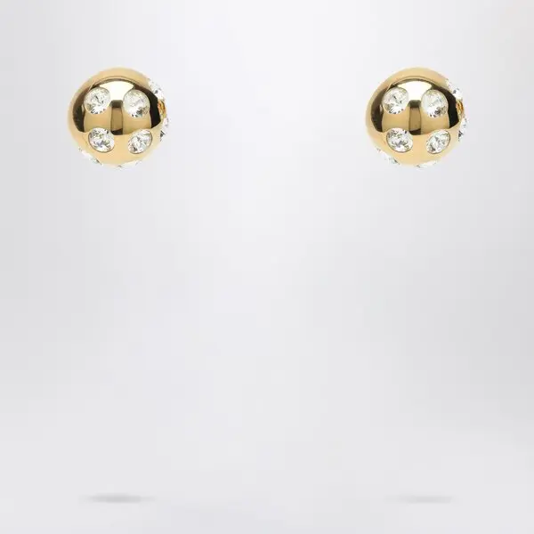 Jacquemus Rhinestone Stud Earrings
