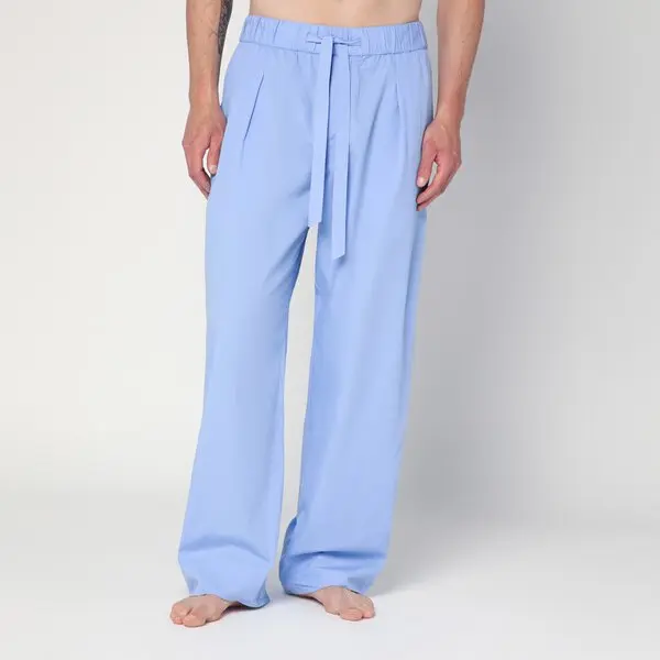 TEKLA Cornflower Pyjama Pants - Blue