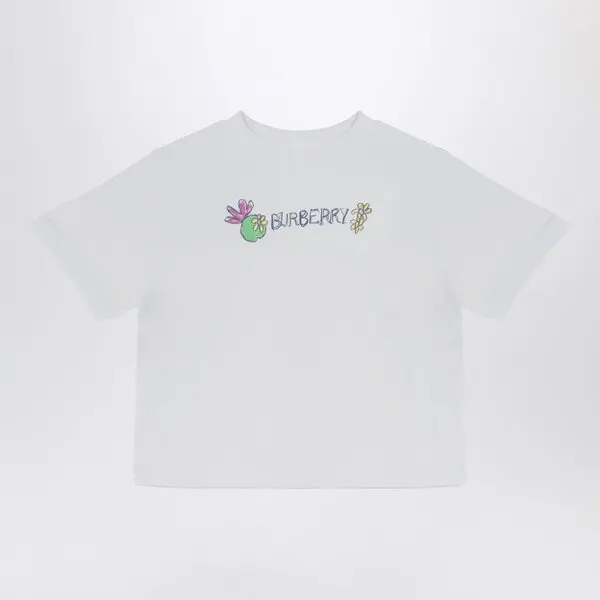 Burberry Crew-neck T-shirt With Logo - White