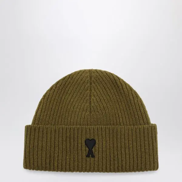 Ami De Coeur Wool Beanie - Brown