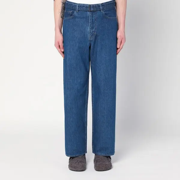 Auralee Straight-leg Jeans With Belt