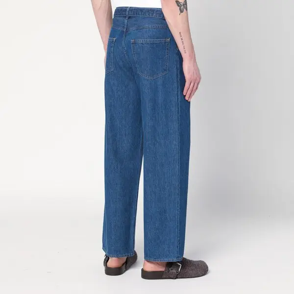 Auralee Straight-leg Jeans With Belt