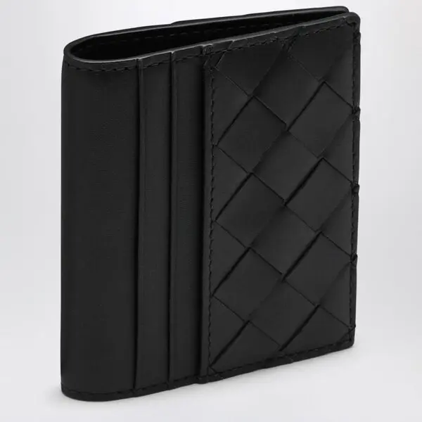 Bottega Veneta Braided Card Holder - Black