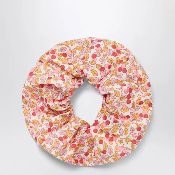 IL GUFO Scrunchie In Liberty Fabric - Orange
